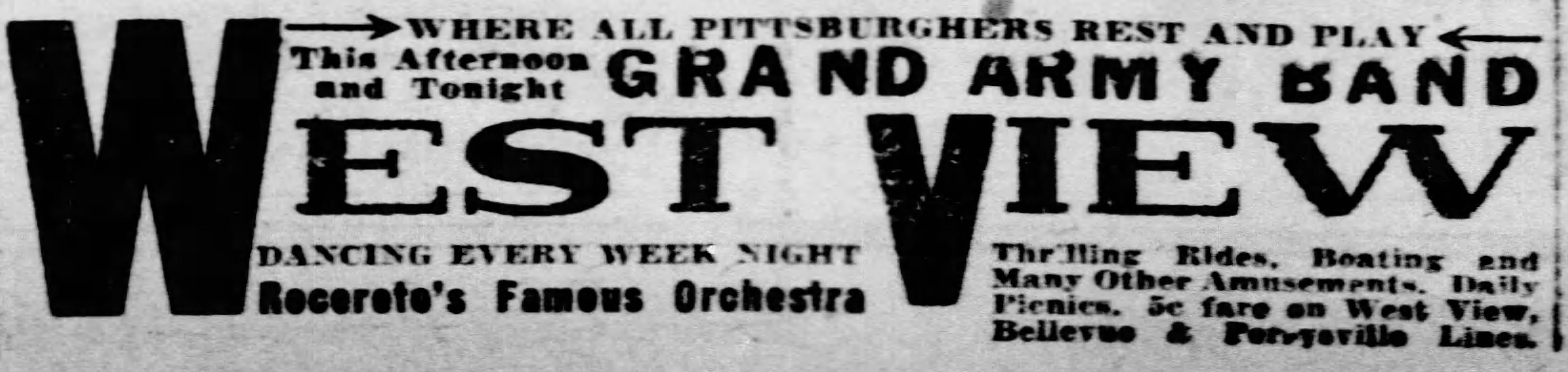 West View Park Archives | The Amusement Parkives